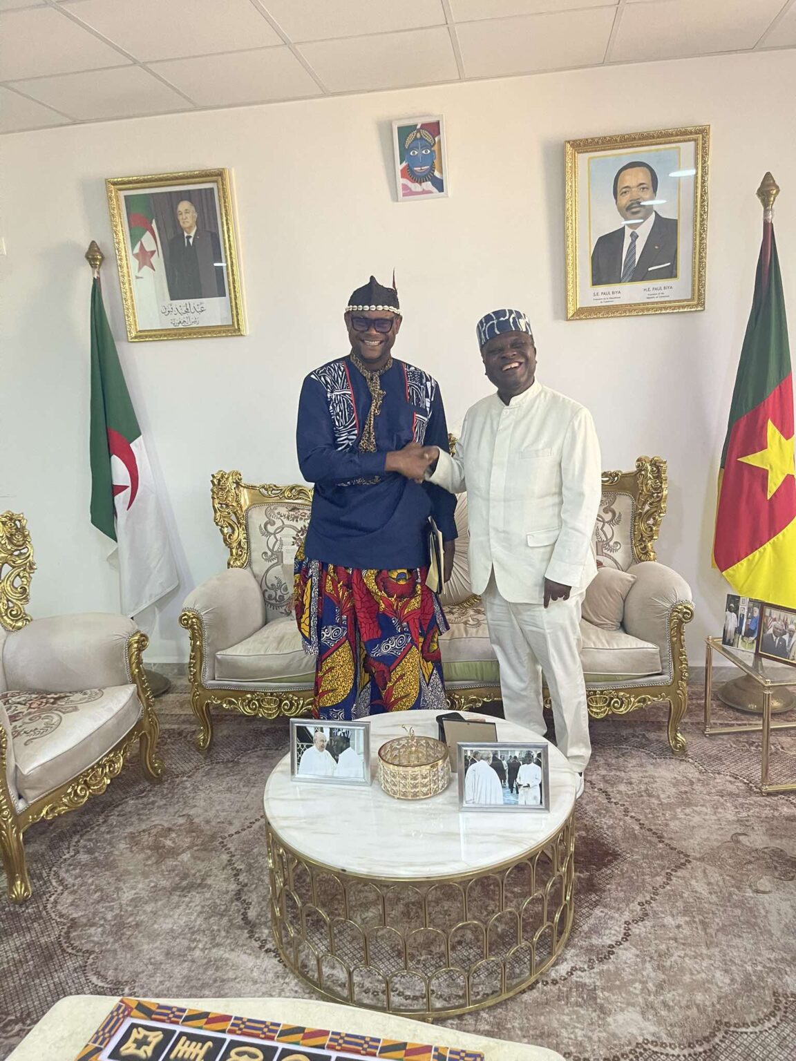 The Ambassador of Cameroon in Algeria Received Chief NDIKO FONDERSON ...